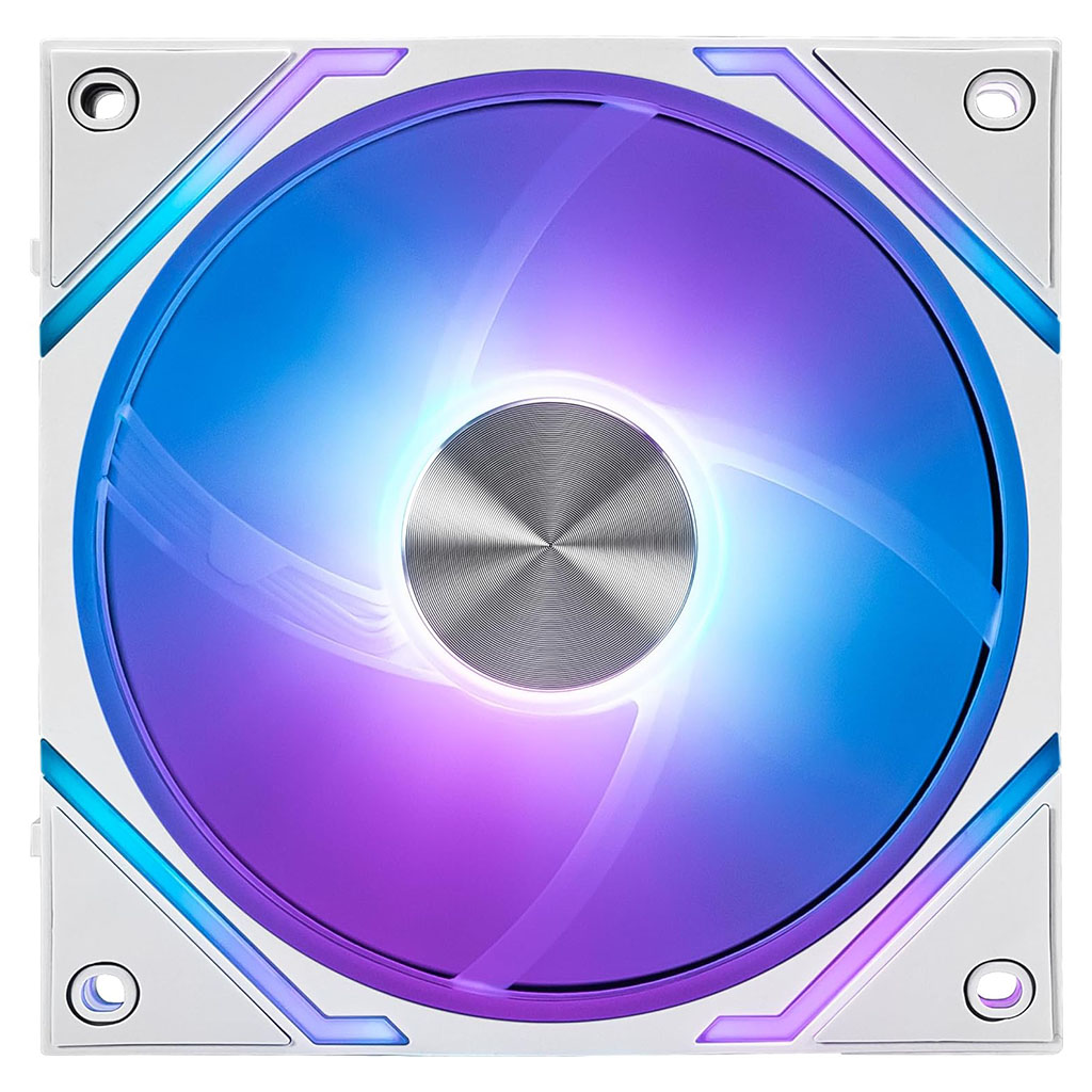 MSI MPG EZ120 ARGB 120mm White Fan - MPG EZ120 ARGB WHITE- 1W | Mwave