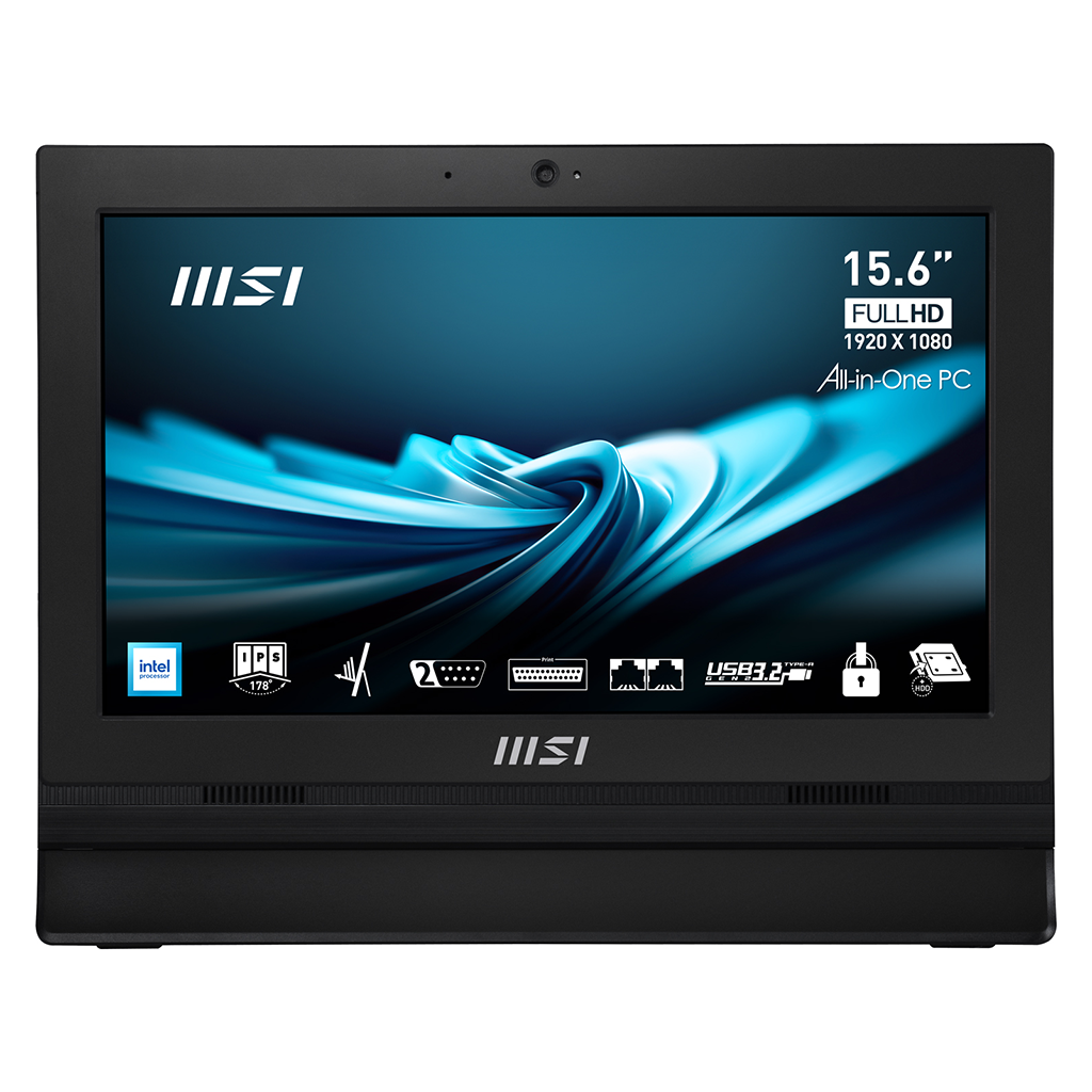 MSI PRO AP162T 15.6" AIO PC N100 4GB 128GB W11P Touch - PRO AP162T ADL ...