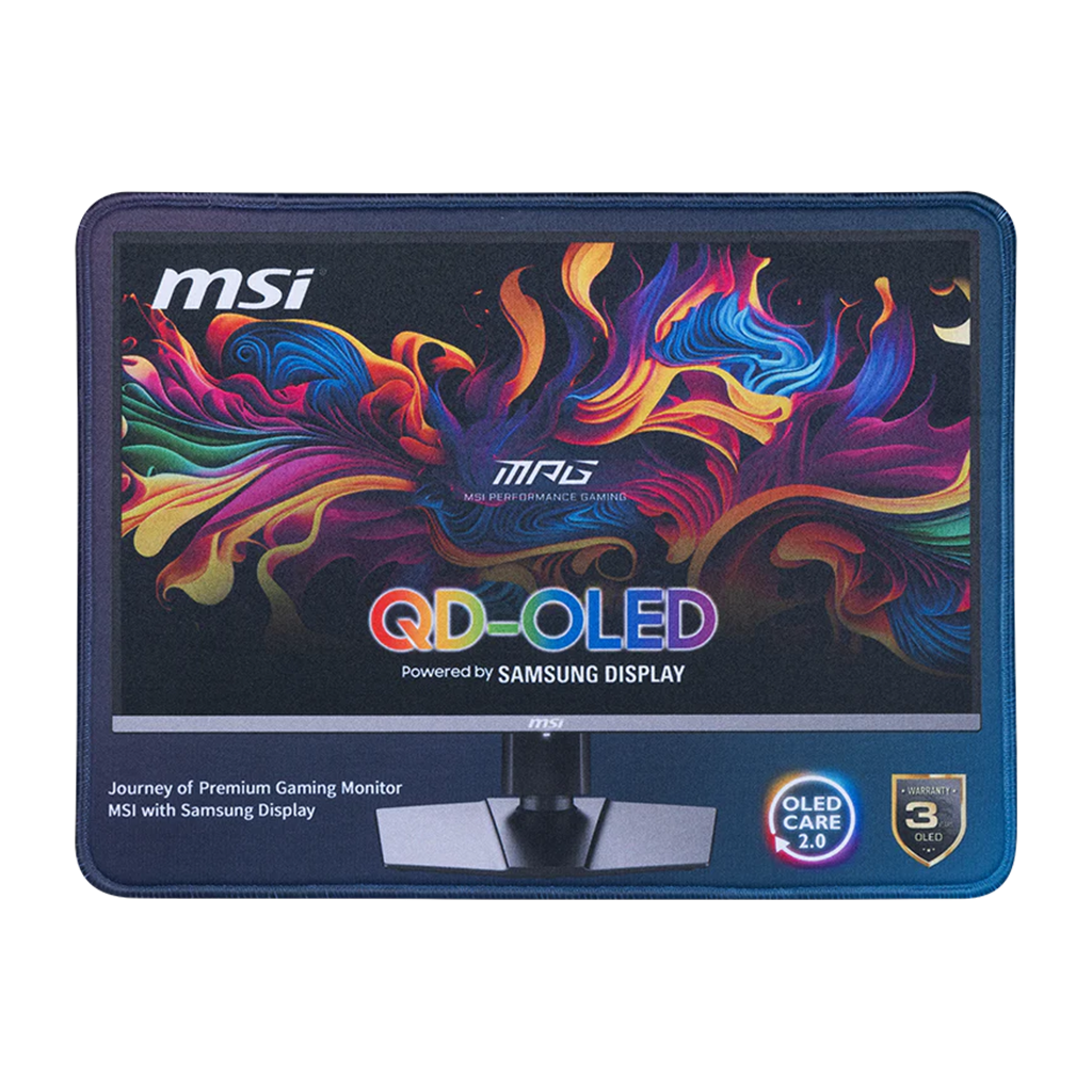 MSI QD-OLED Gaming Mouse Pad - PAD-MSI-QDOLED | Mwave