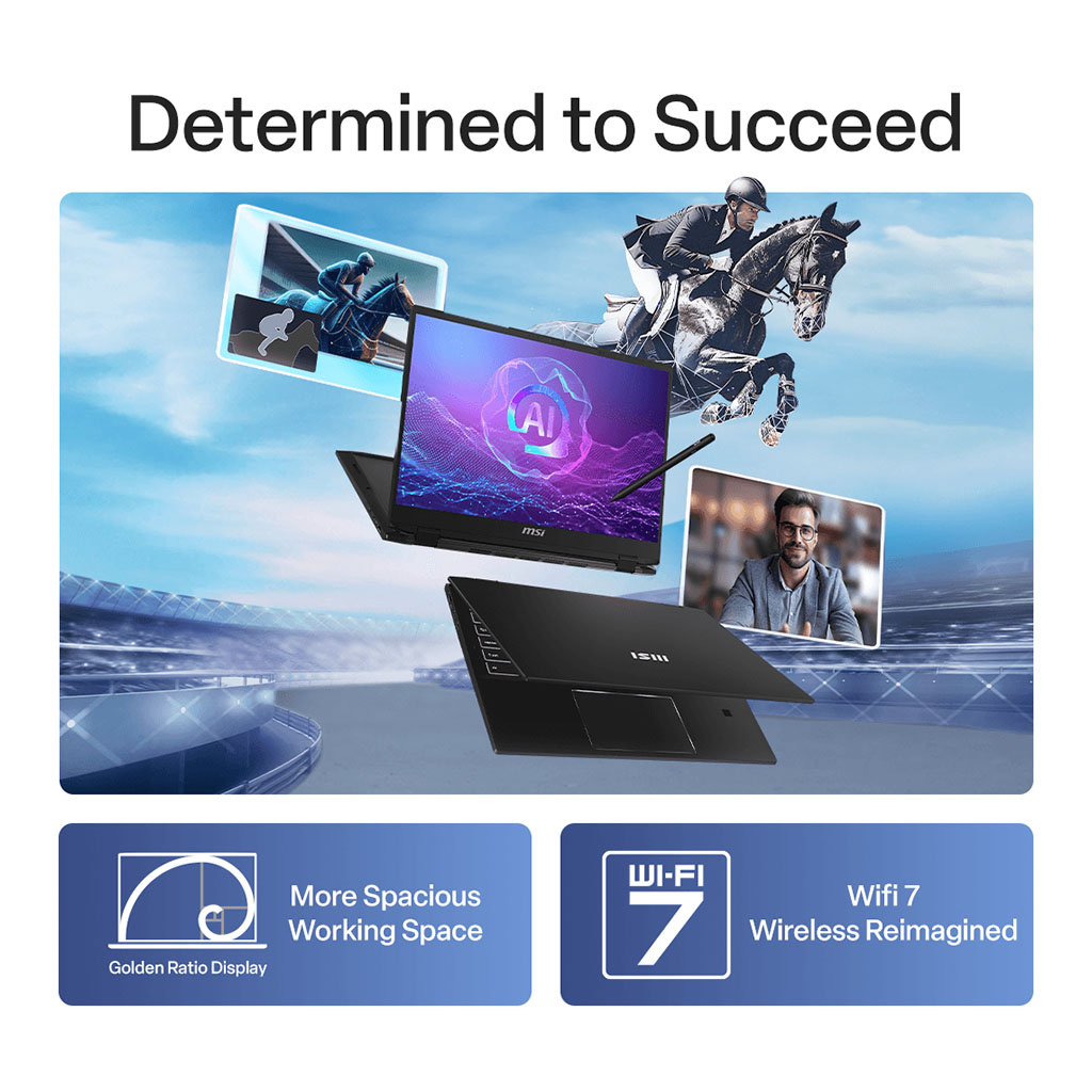 MSI Summit 16 AI Evo A2HM 16" 165Hz QHD+ AI Laptop Core Ultra 7 255H ...