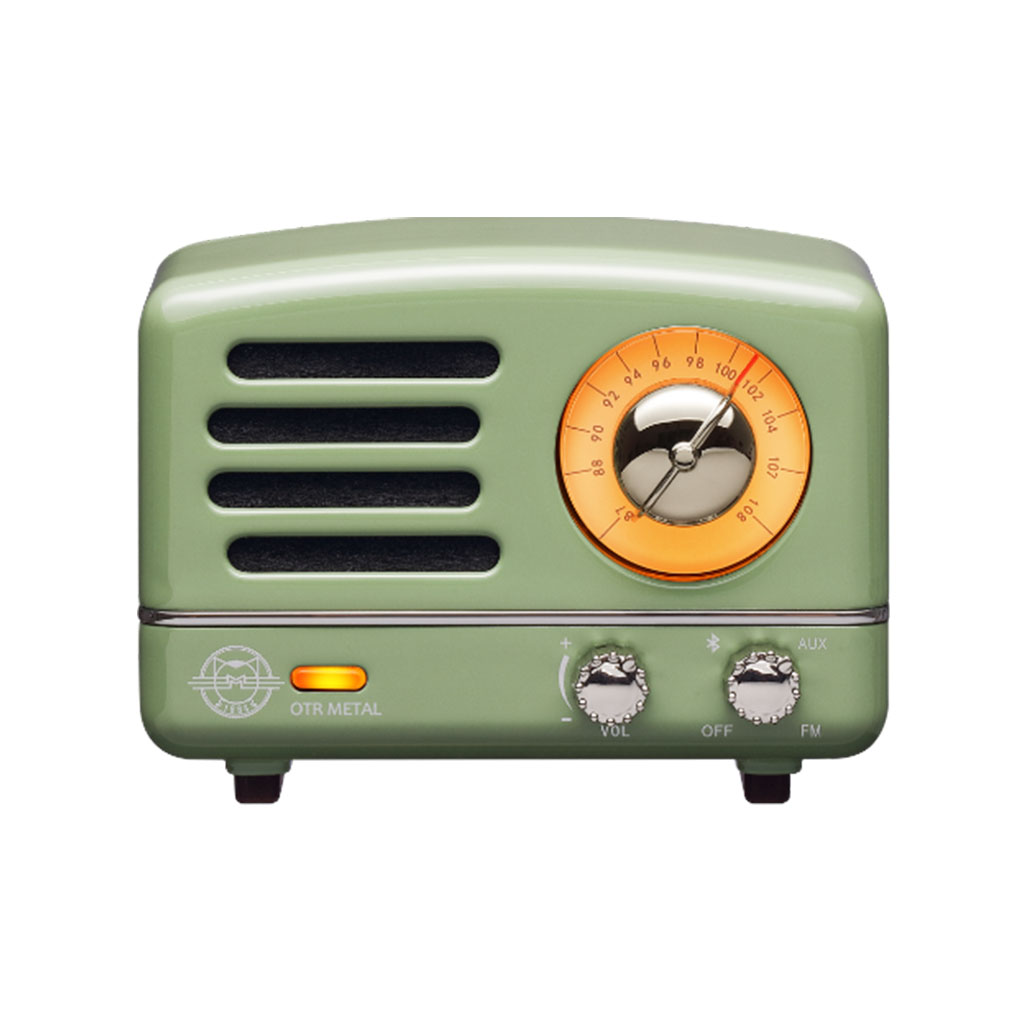 MUZEN OTR Metal Portable FM Radio Bluetooth Speaker - Green - MW-2AI ...