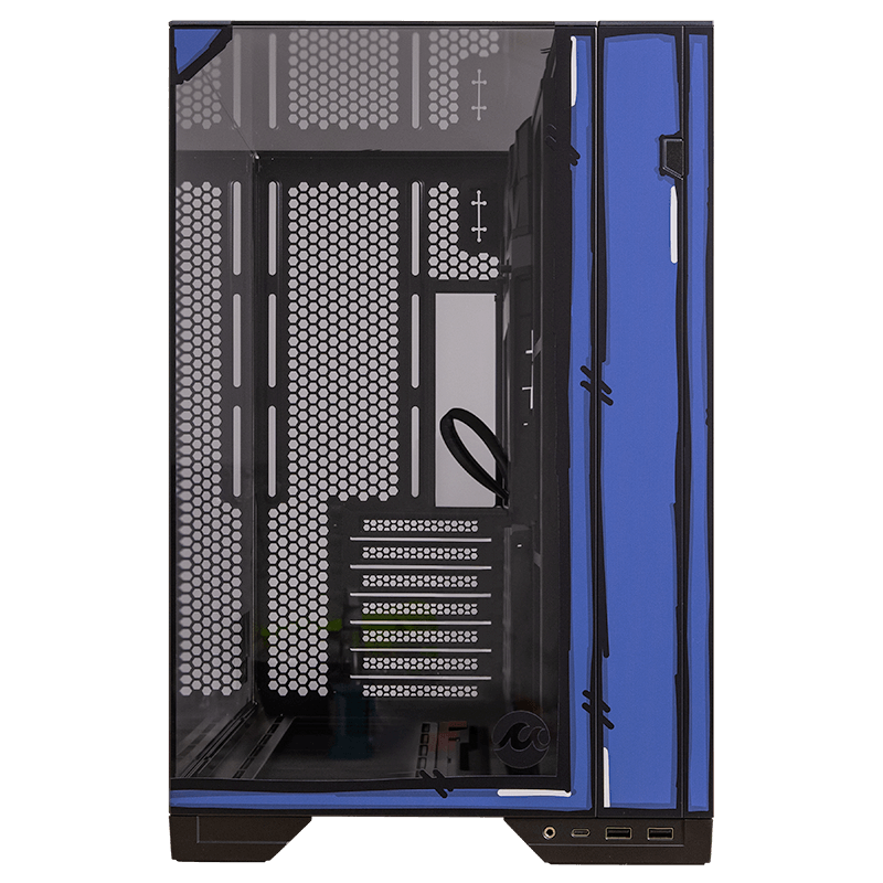 Mwave Celshade Series Tempered Glass E-ATX Case - Blue - CELSHADE-BLUE ...