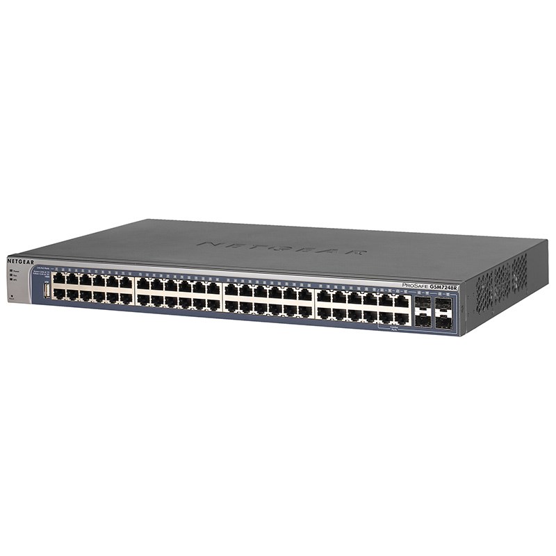 Netgear GSM7248v2 ProSAFE 48-port Gigabit L2 Fiber Managed Switch ...