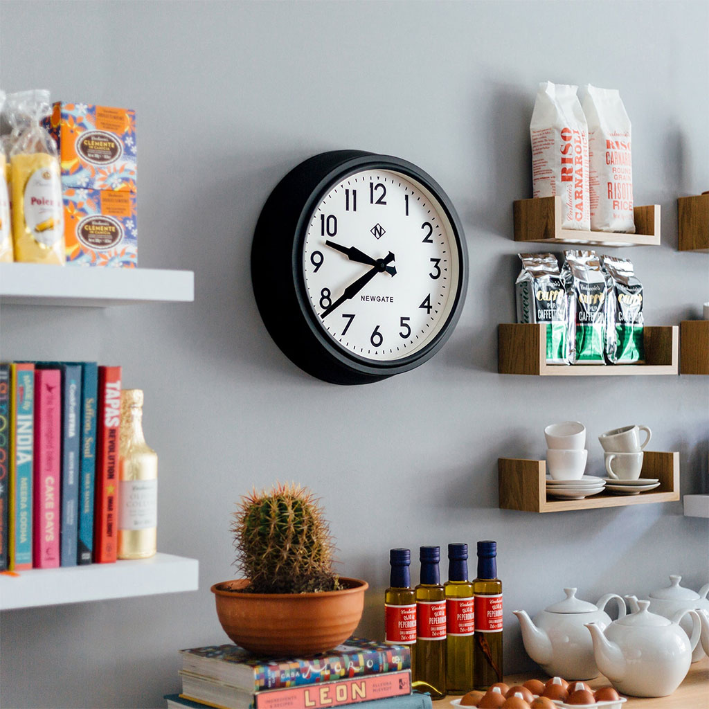 Newgate 50S Electric Clock - Black - NGGWL12MK | Mwave