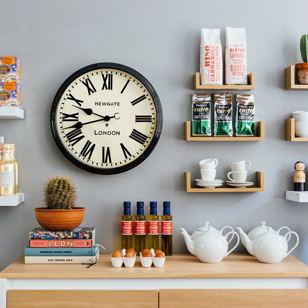 Newgate Battersby Clock - Black - NGCLJ71K | Mwave