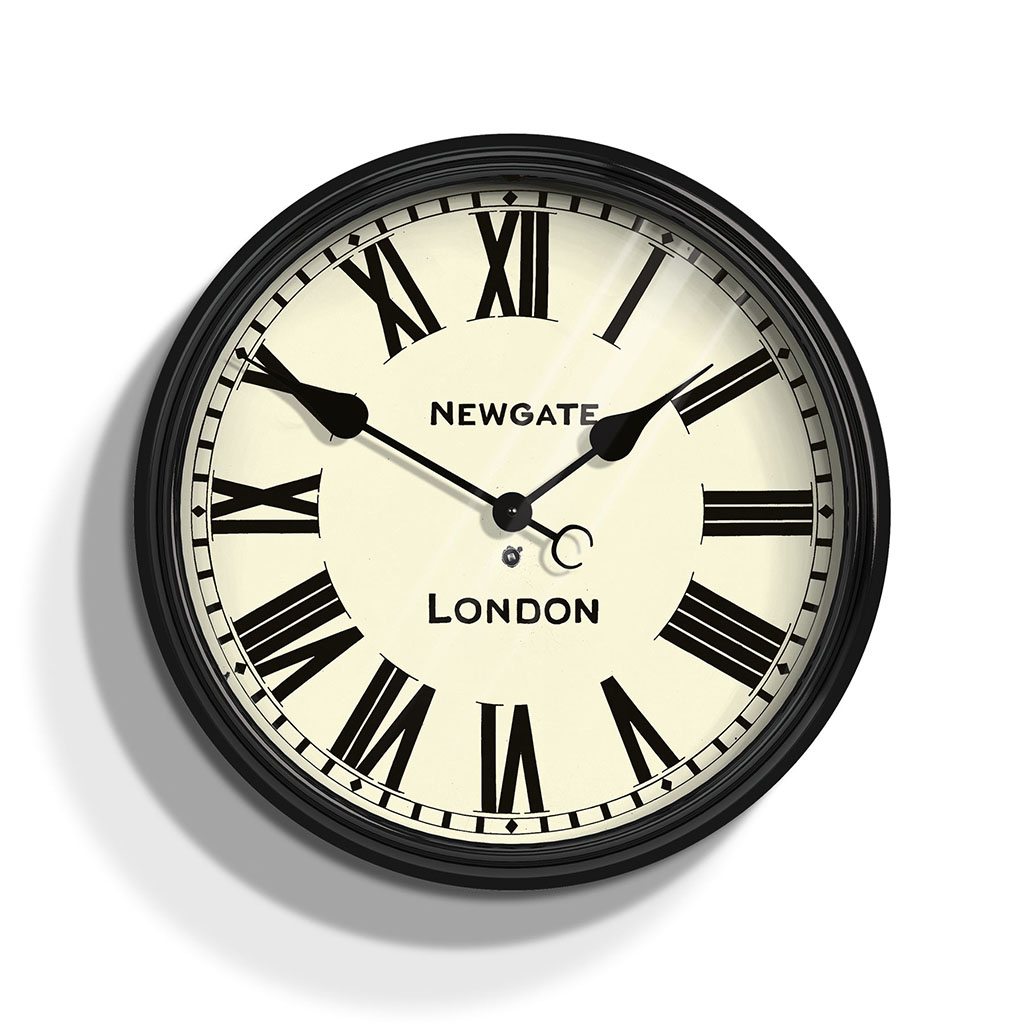 Newgate Battersby Clock - Black - NGCLJ71K | Mwave