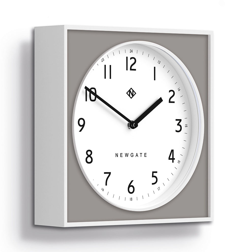 Newgate Burger & Chips Wall Clock - Posh Grey - NGBURG261WPGY | Mwave