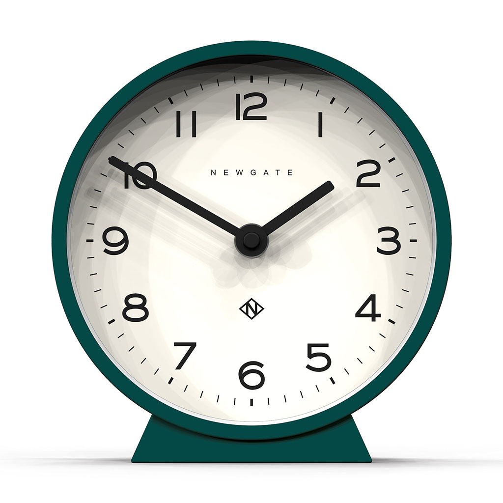 Newgate M Mantel Clock - Green - NGMMAN678EDG | Mwave