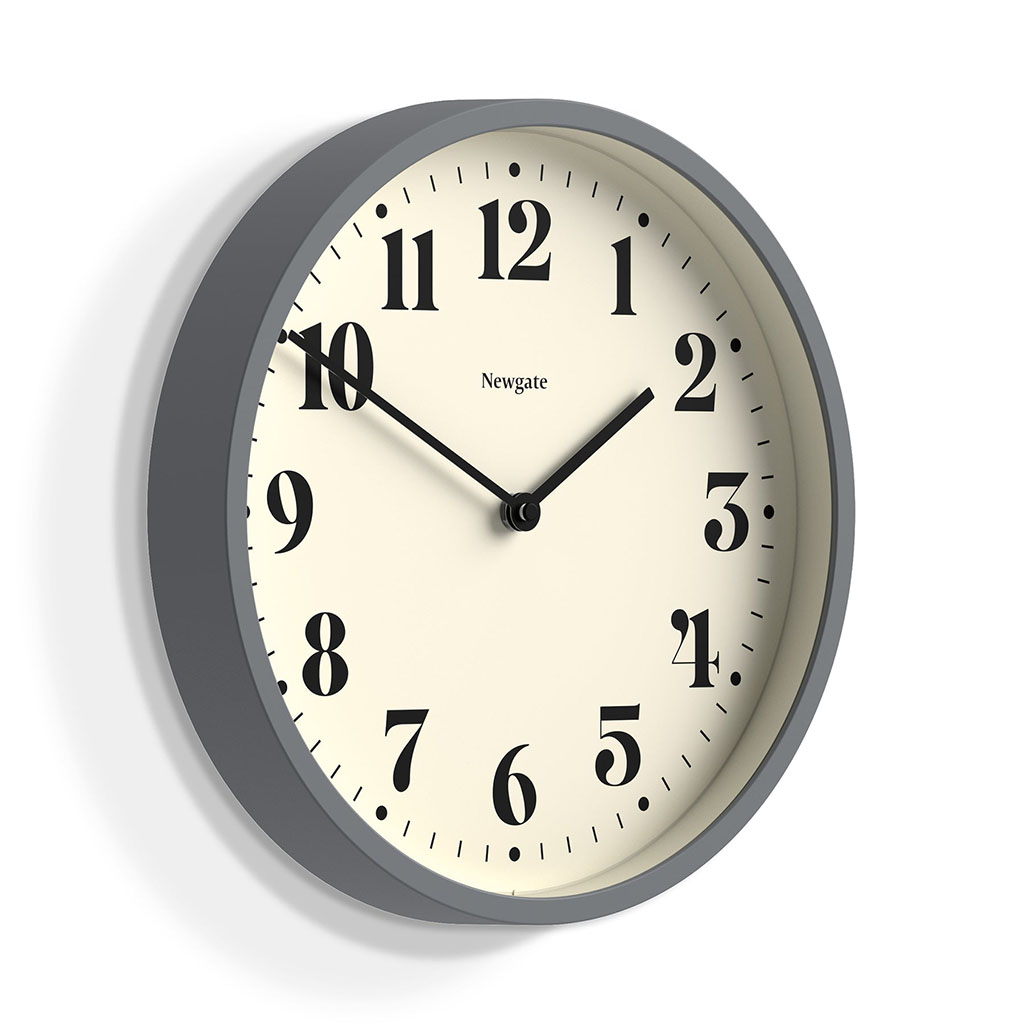 Newgate Number Four Wall Clock - Matte French Navy - NGNUMFOU240FN | Mwave