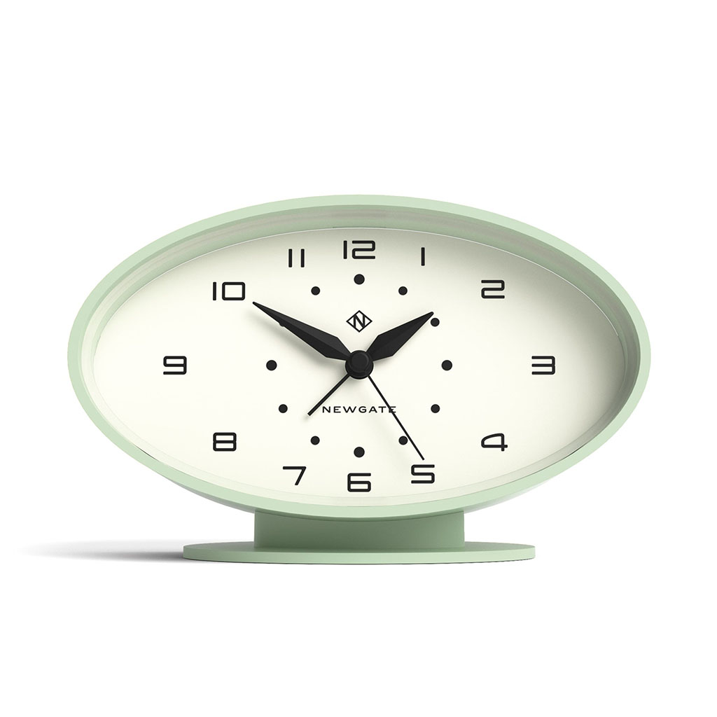 Newgate Ronnie Alarm Clock - Neo Mint - NGALM/RON34NM | Mwave