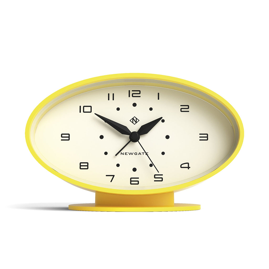 Newgate Ronnie Alarm Clock - Yellow - NGALM/RON34Y | Mwave
