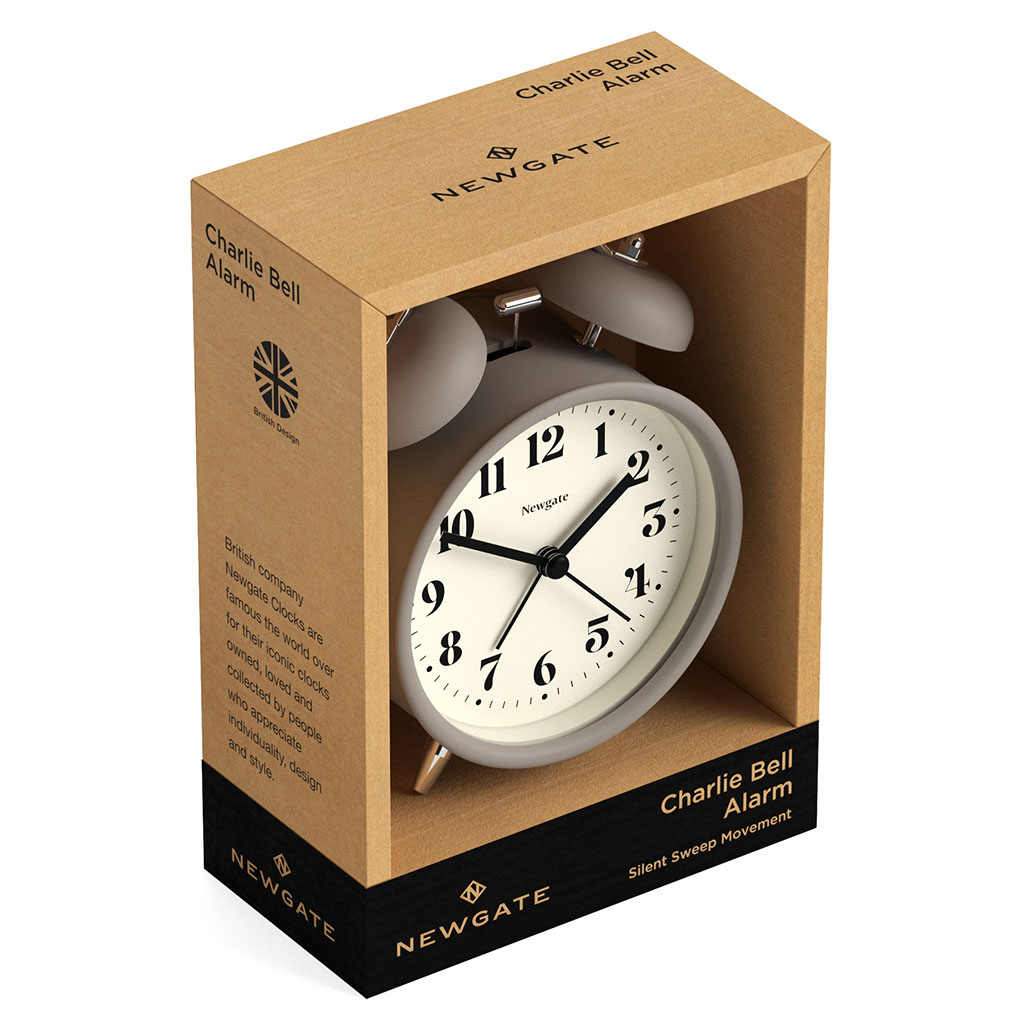 Newgate Theatre Alarm Clock - Stone - NGCBM240ST | Mwave