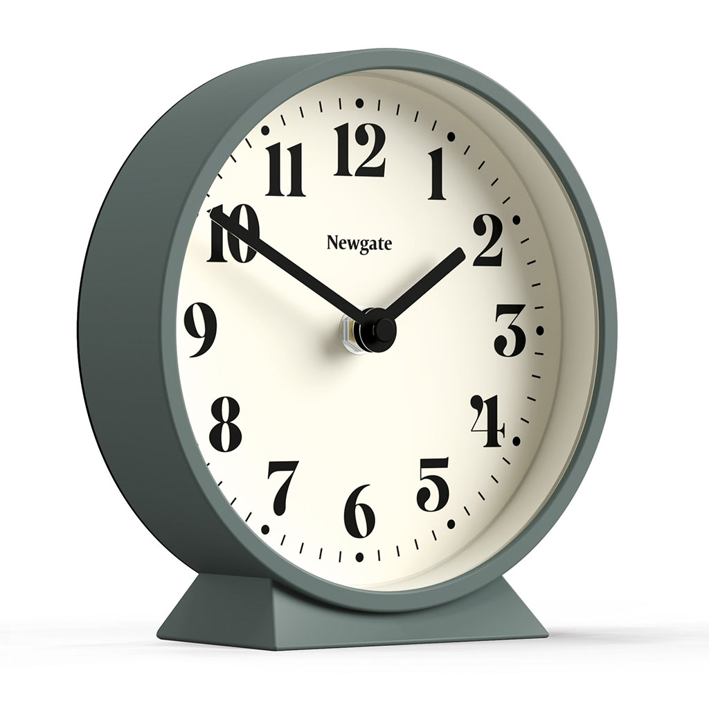 Newgate Theatre Mantel Clock - Asparagus Green - NGMMAN240ASG | Mwave