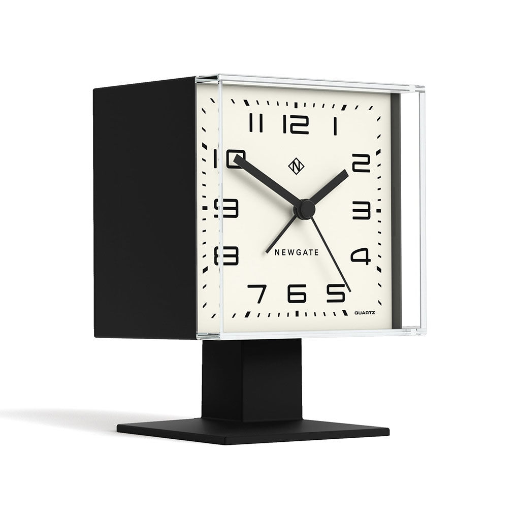 Newgate Victor Alarm Clock - Black - NGALM/VIC67K | Mwave