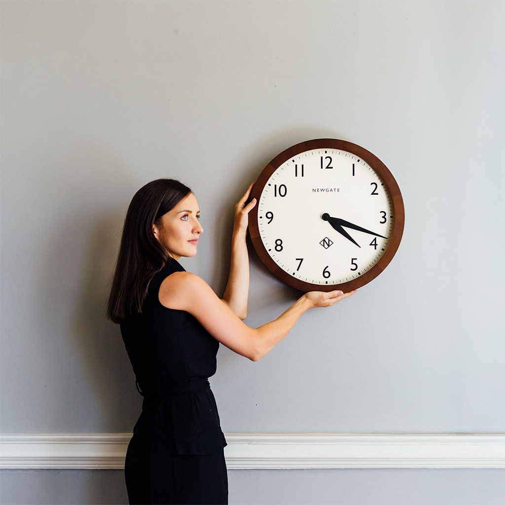 Newgate Wimbledon Clock - Solid Wood - NGSBILL235DO | Mwave