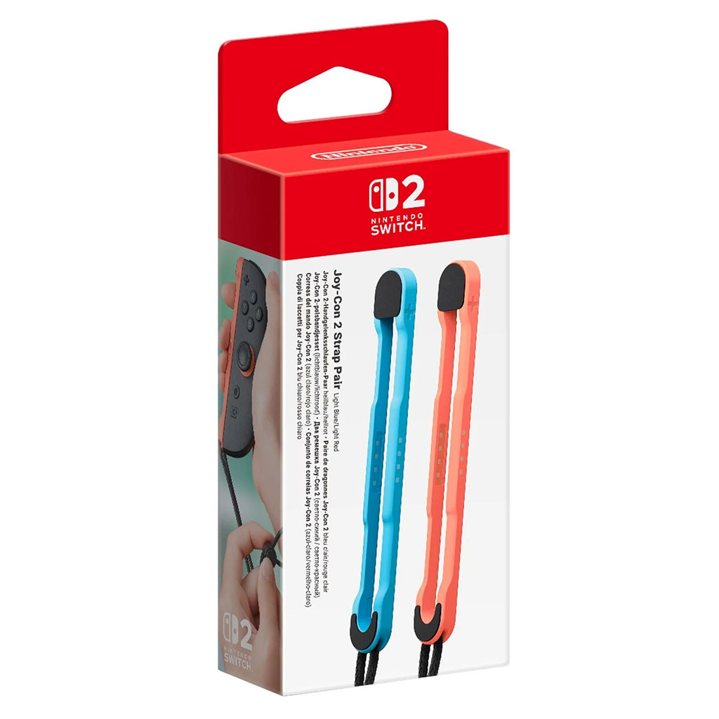 Nintendo Switch 2 Joy Con 2 Strap Pair - Blue/Red - 32142 | Mwave