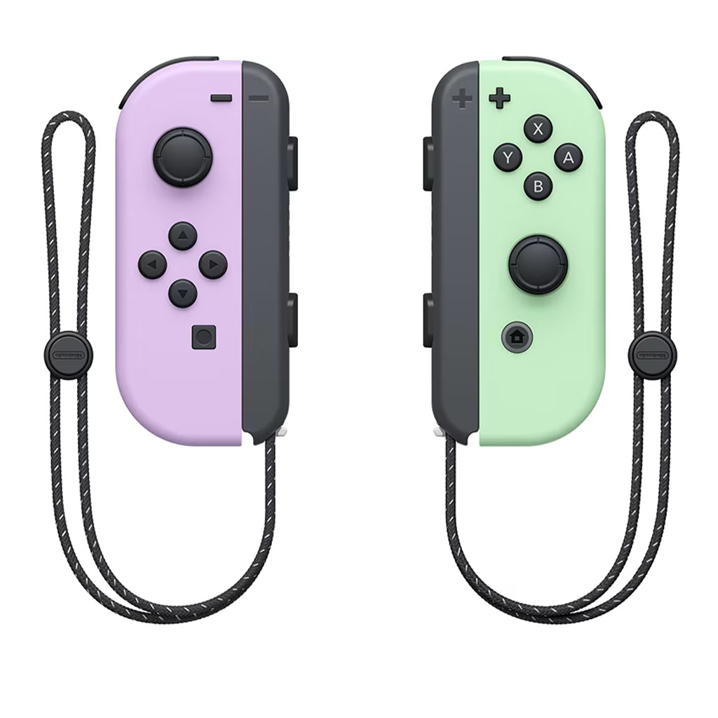 Nintendo Switch Joy Con Pastel Purple and Pastel Green Controller Pair ...