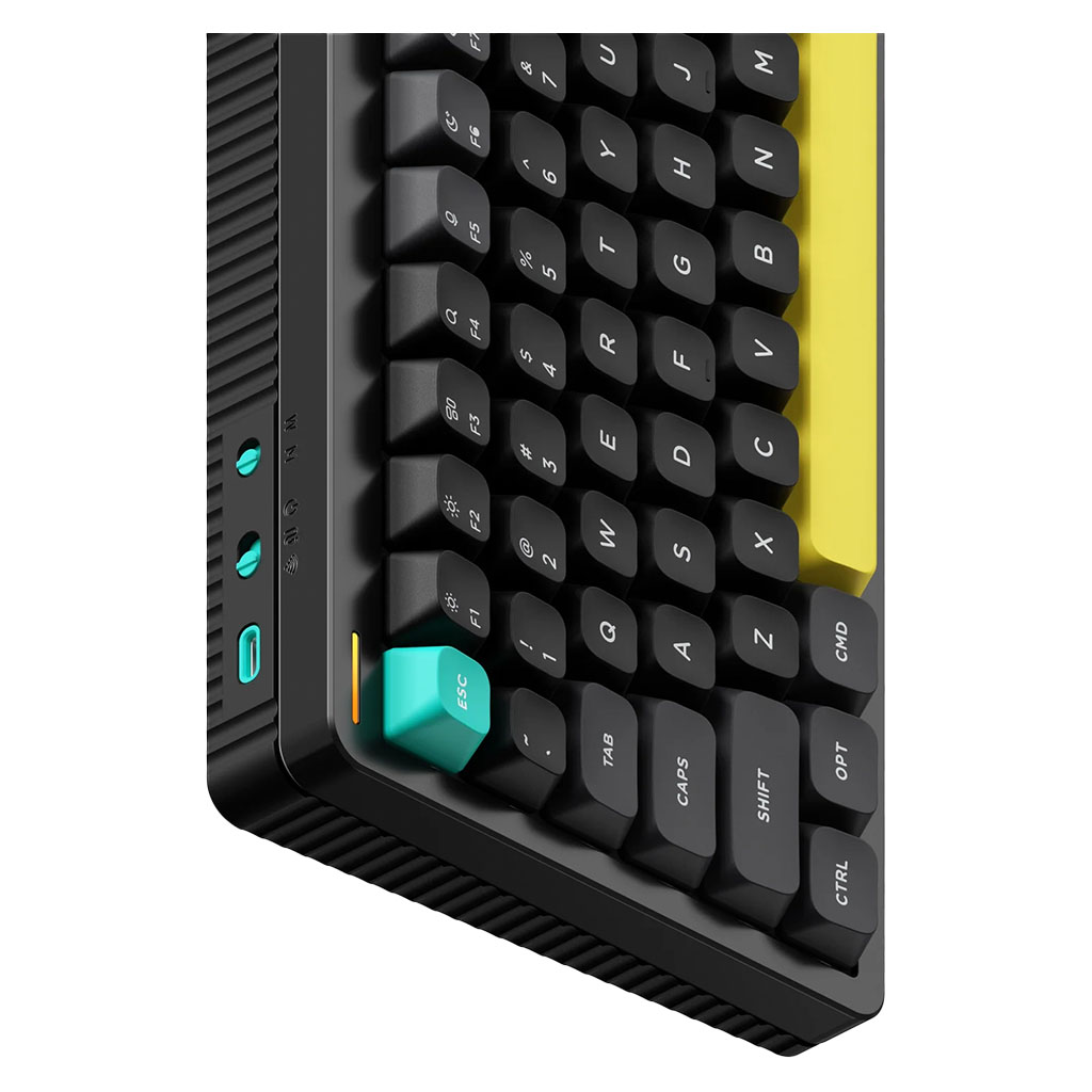 NuPhy Halo96 V2 Hot-Swappable RGB Black Wireless Mechanical Keyboard ...