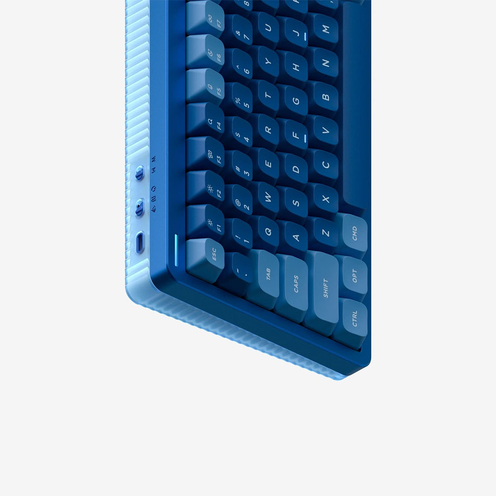 NuPhy Halo96 V2 QMK/VIA Wireless Mechanical Keyboard - Blue Lagoon ...