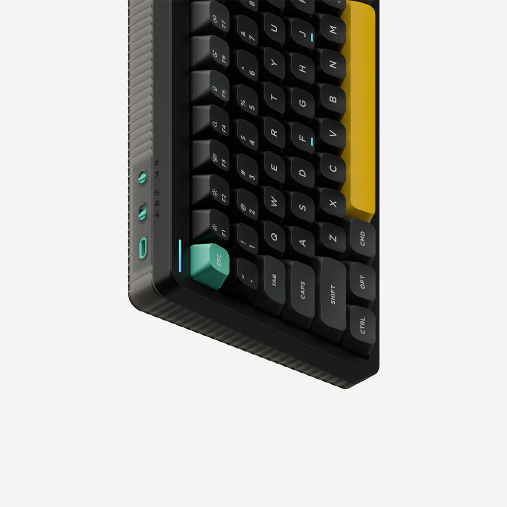 NuPhy Halo96 V2 QMK/VIA Wireless Mechanical Keyboard - Obsidian Black - NuPhy Mint Switches ...