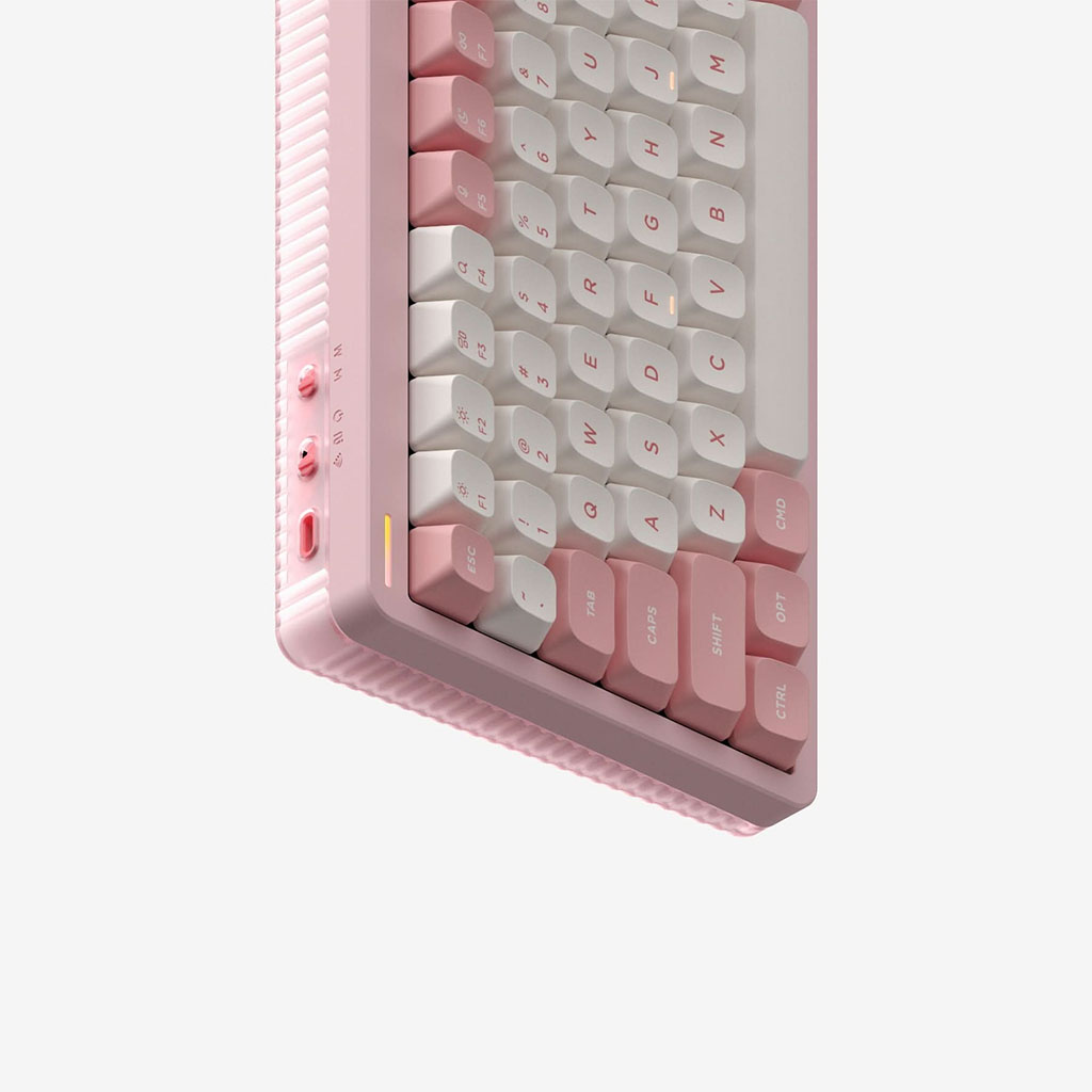 NuPhy Halo96 V2 QMK/VIA Wireless Mechanical Keyboard - Sakura Fizz - NuPhy Mint Switches ...