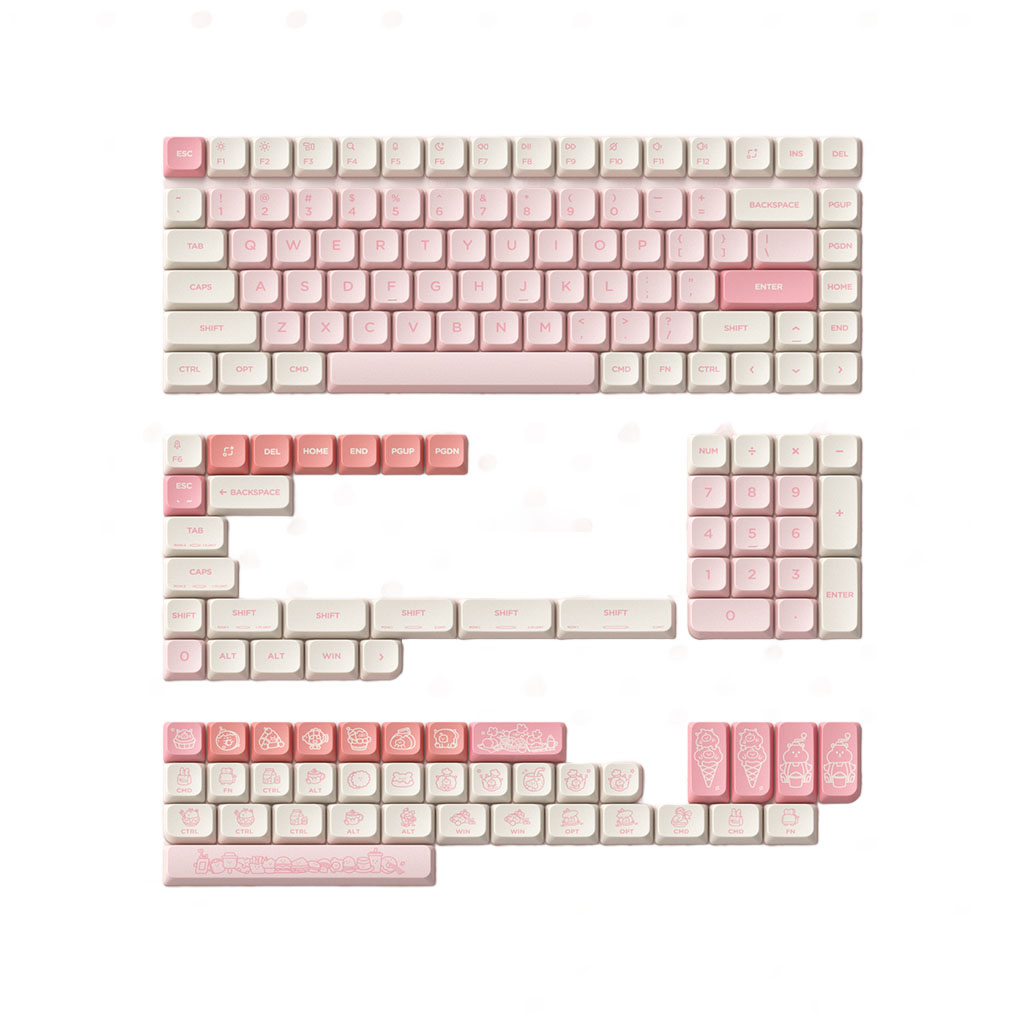 NuPhy Sweet Island nSA Profile Dye-sub PBT Keycaps - KCNPSWEETID | Mwave