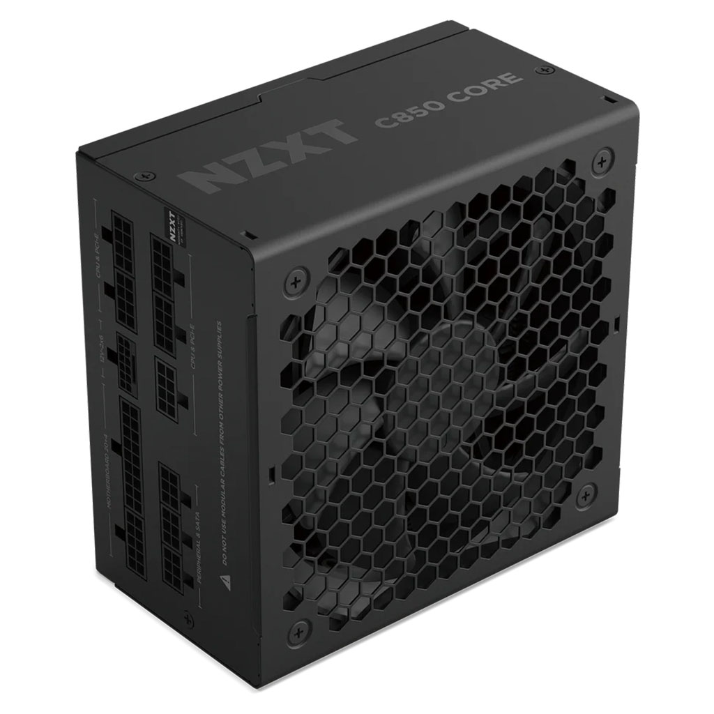 NZXT C850 Gold Core 850W 80+ Gold PCIe 5.1 ATX 3.1 Fully Modular Power ...
