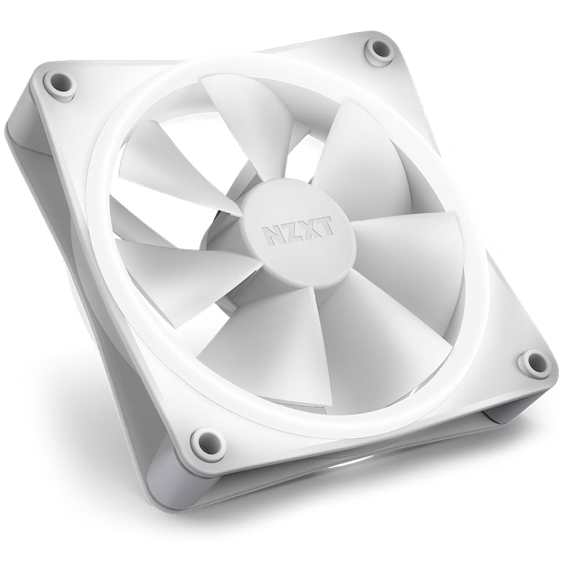NZXT F120 120mm RGB Duo Dual-Sided RGB Case Fan - 3 Pack (White) - RF ...