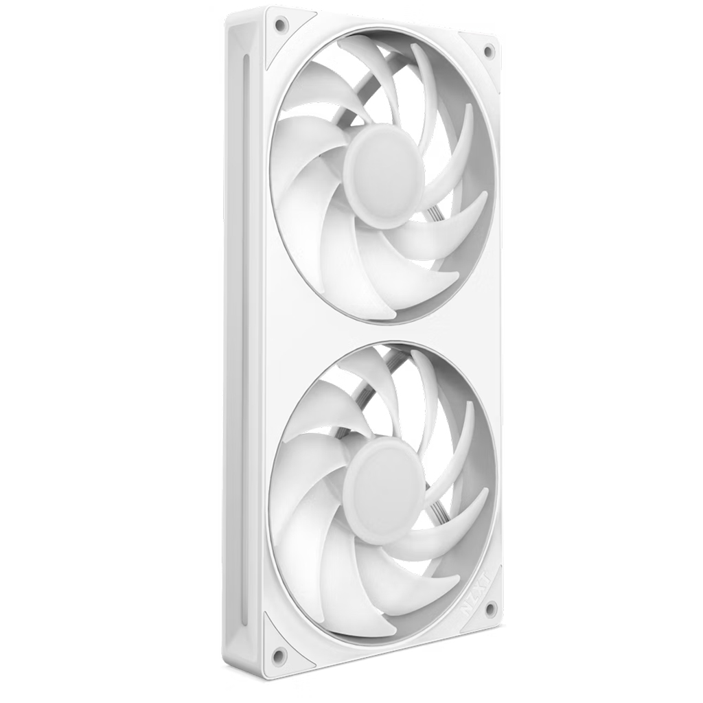 NZXT F240 RGB Core PWM Fan Single Frame with Two Fans - White - RF ...