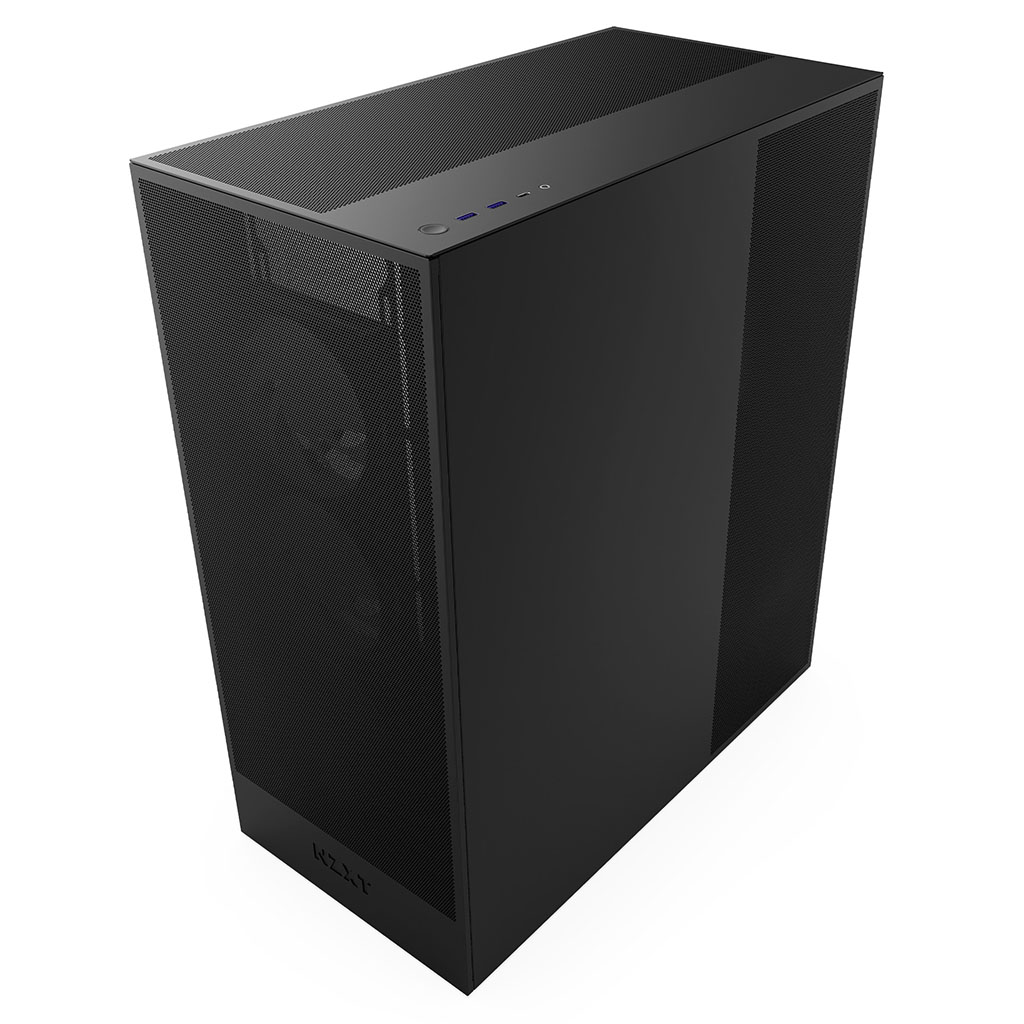 NZXT H7 Flow RGB (2024) Tempered Glass Mid-Tower ATX Case - Black - CM ...