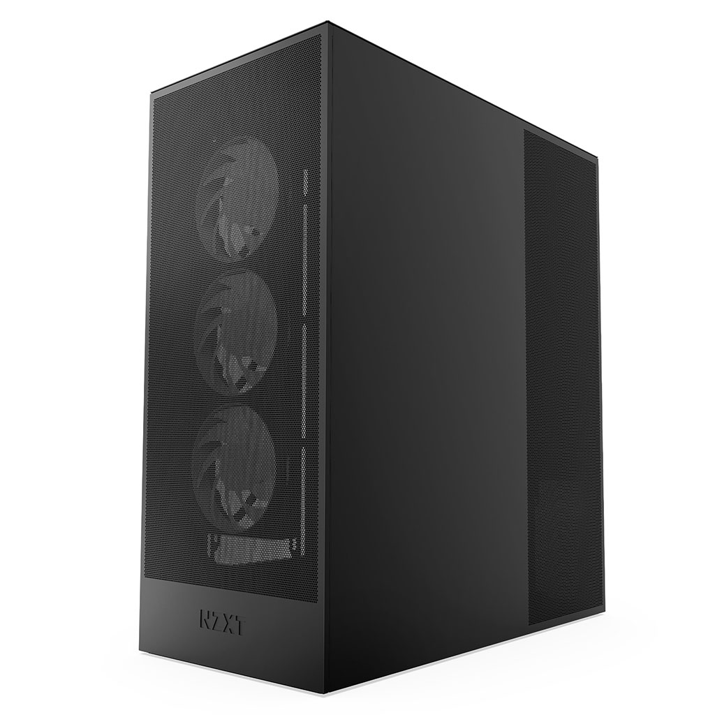 NZXT H7 Flow RGB (2024) Tempered Glass Mid-Tower ATX Case - Black - CM ...