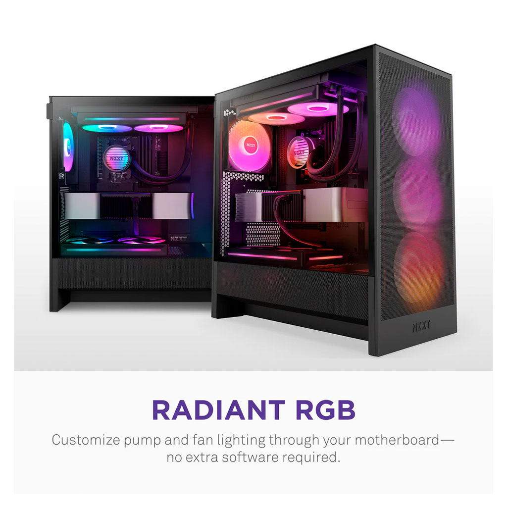 NZXT Kraken Core 360mm RGB AIO Liquid CPU Cooler - Black - RL-KR36C-B1 ...