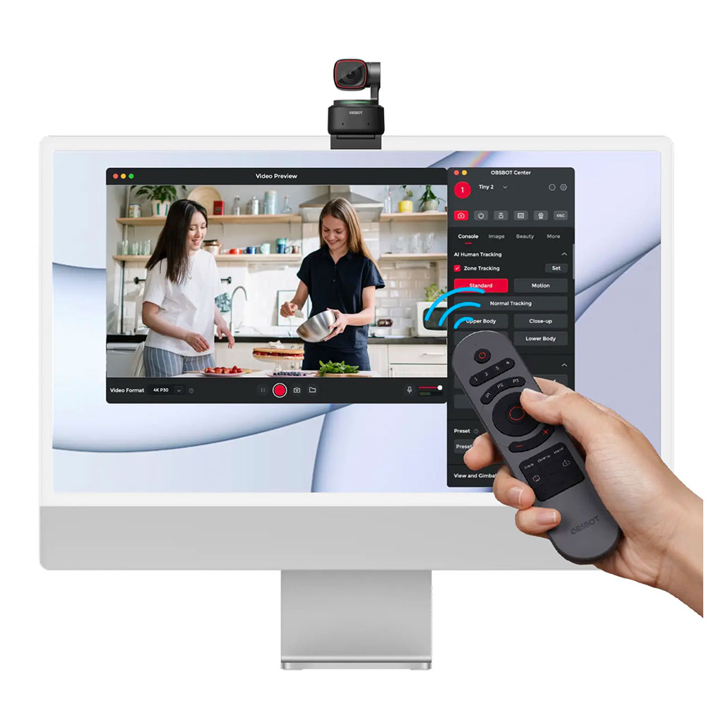 OBSBOT Smart Remote Controller with USB-A Dongle for Tiny 2 - OBS-ORB ...