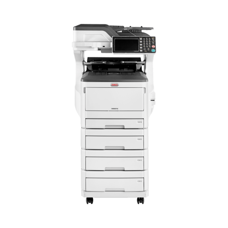 OKI MC873dnv A3/A4 Colour LED MultiFunction Printer (3 Trays + Caster Base) - MC873dnv | Mwave