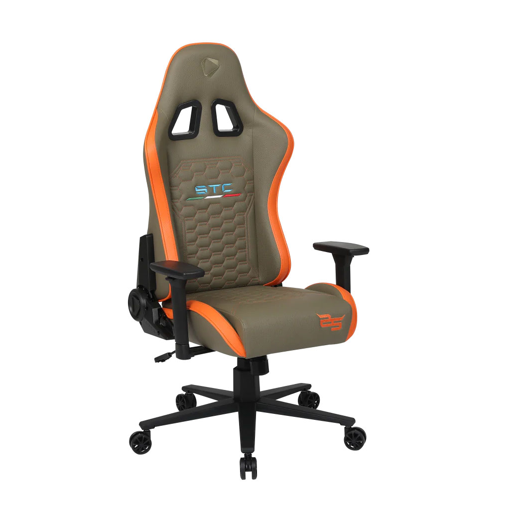 ONEX STC 25 Years Limited Ed. Hardcore Gaming Chair - Sian Green/Orange ...