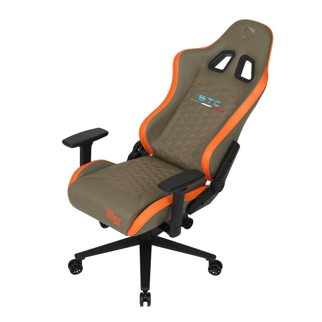 ONEX STC 25 Years Limited Ed. Hardcore Gaming Chair - Sian Green/Orange ...
