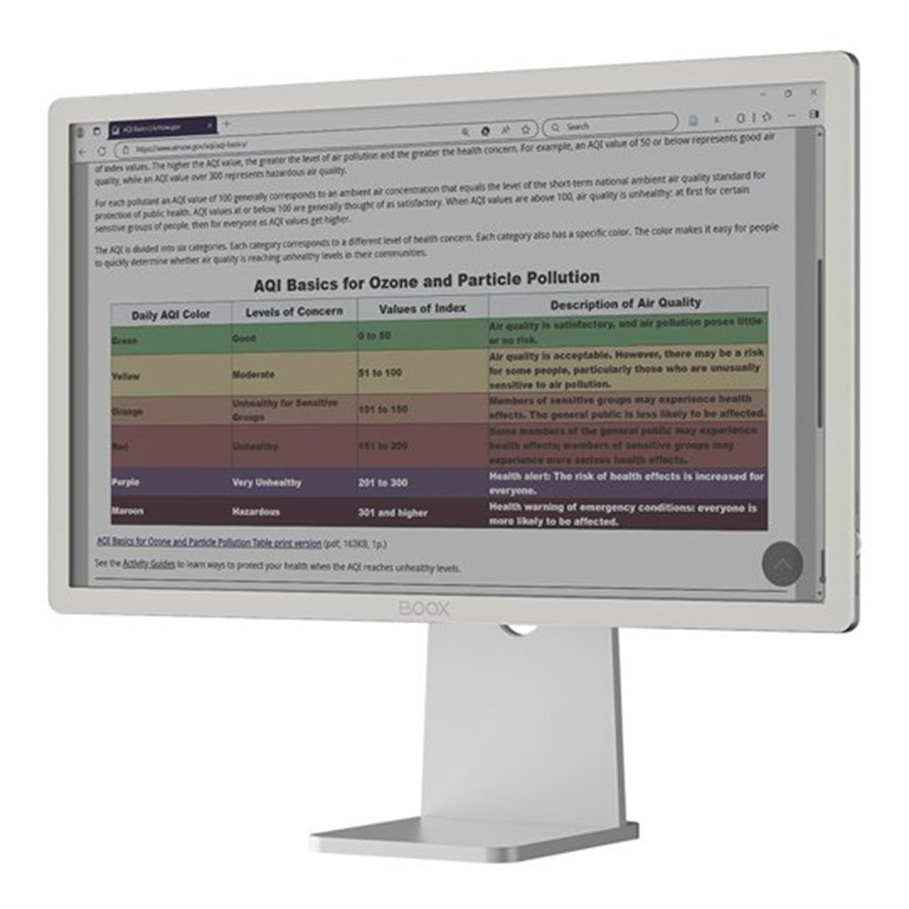 ONYX BOOX Mira Pro Color E-Ink 25.3" Monitor - MIRA-PRO-C | Mwave