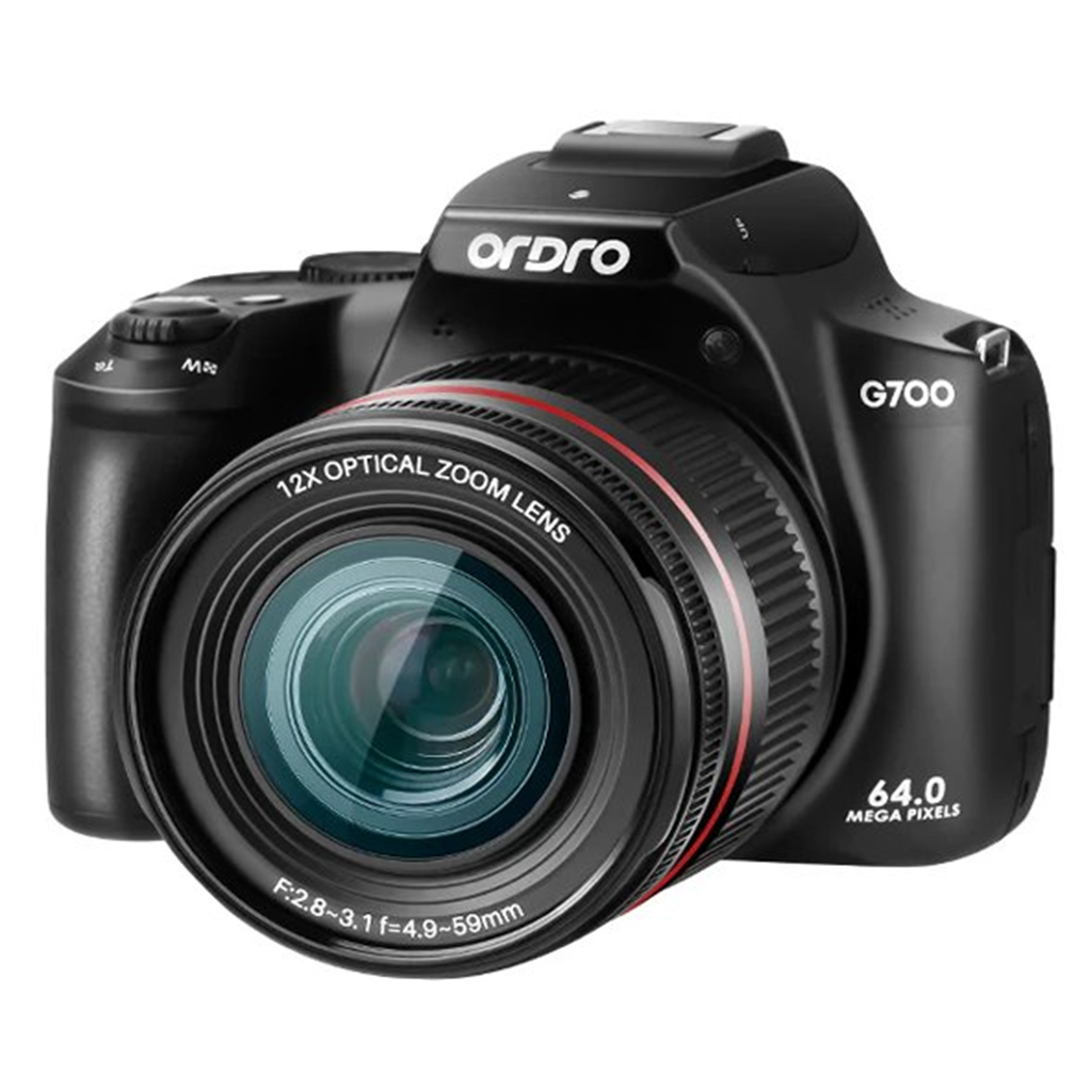 ORDRO G700 4K 12x Optical Zoom DSLR Digital Camera - G700 | Mwave