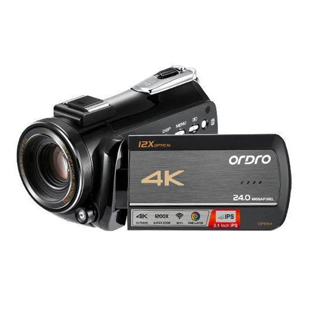 ORDRO HDR AC5 Plus 5K 12X Optical Zoom Handheld Camera Kit - HDR-AC5 ...
