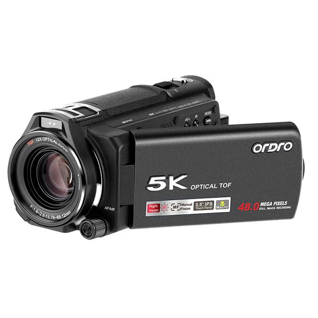 ORDRO XV80 5K 12X Optical Zoom Handycam Handheld Camera - XV80 | Mwave