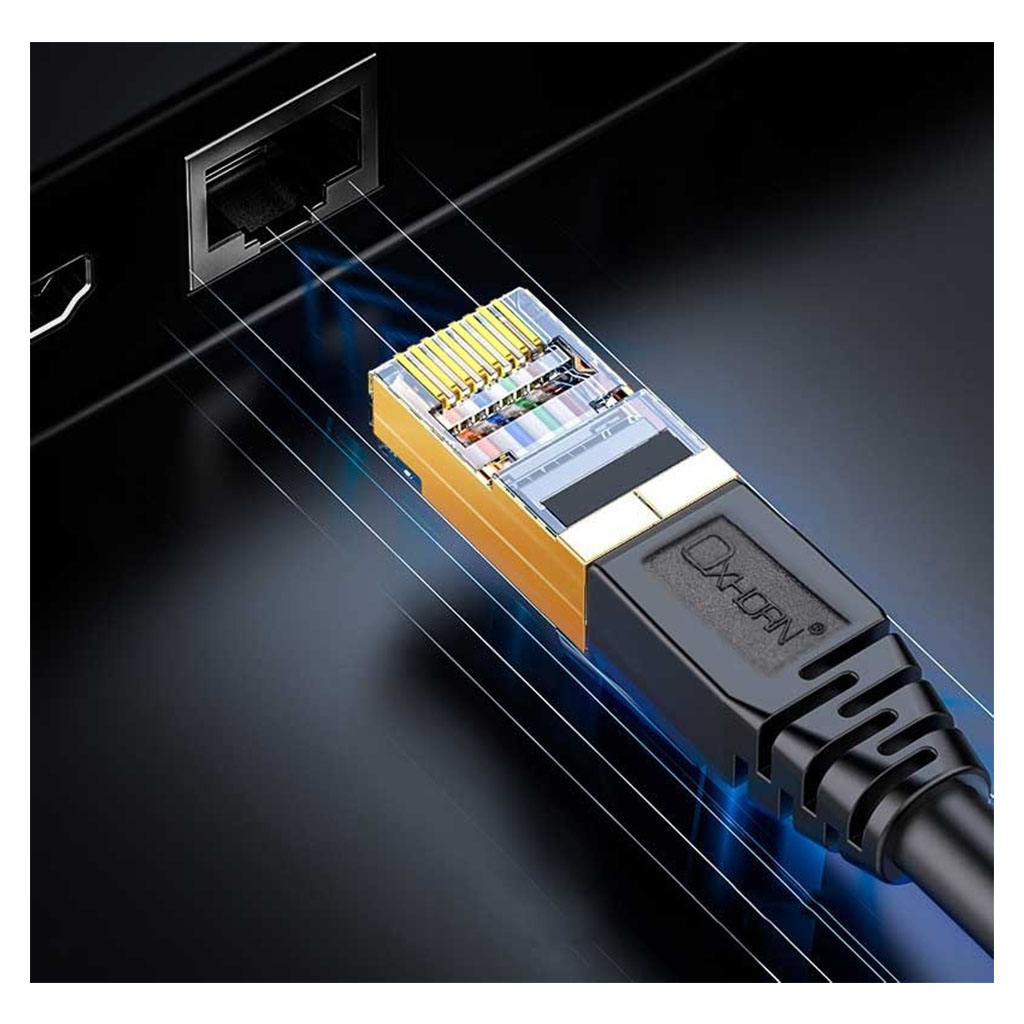 Oxhorn 0.5m Cat8 Ethernet Cable - ELEOXHCAT8-0.5M | Mwave