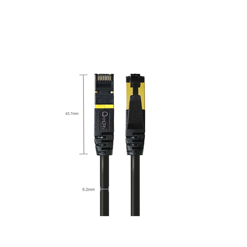 Oxhorn 15m Cat8 Ethernet Cable - ELEOXHCAT8-15M | Mwave