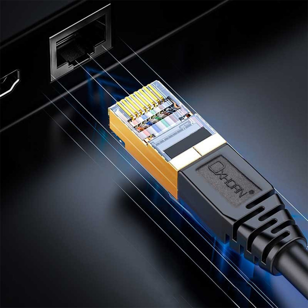 Oxhorn 20m Cat8 Ethernet Cable - ELEOXHCAT8-20M | Mwave