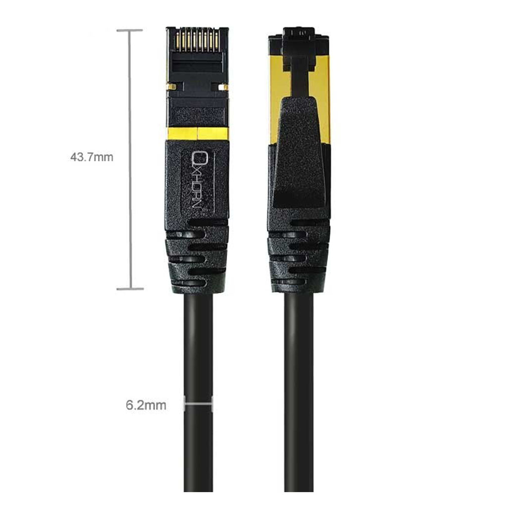 Oxhorn 2m Cat8 Ethernet Cable - ELEOXHCAT8-2M | Mwave