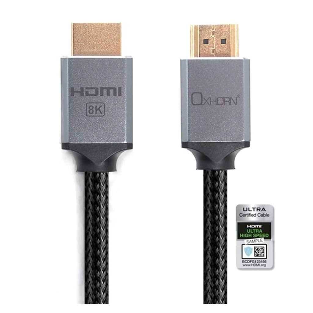 Oxhorn 3m 8K HDMI 2.1a Cable - ACBOXHCBH8K03 | Mwave