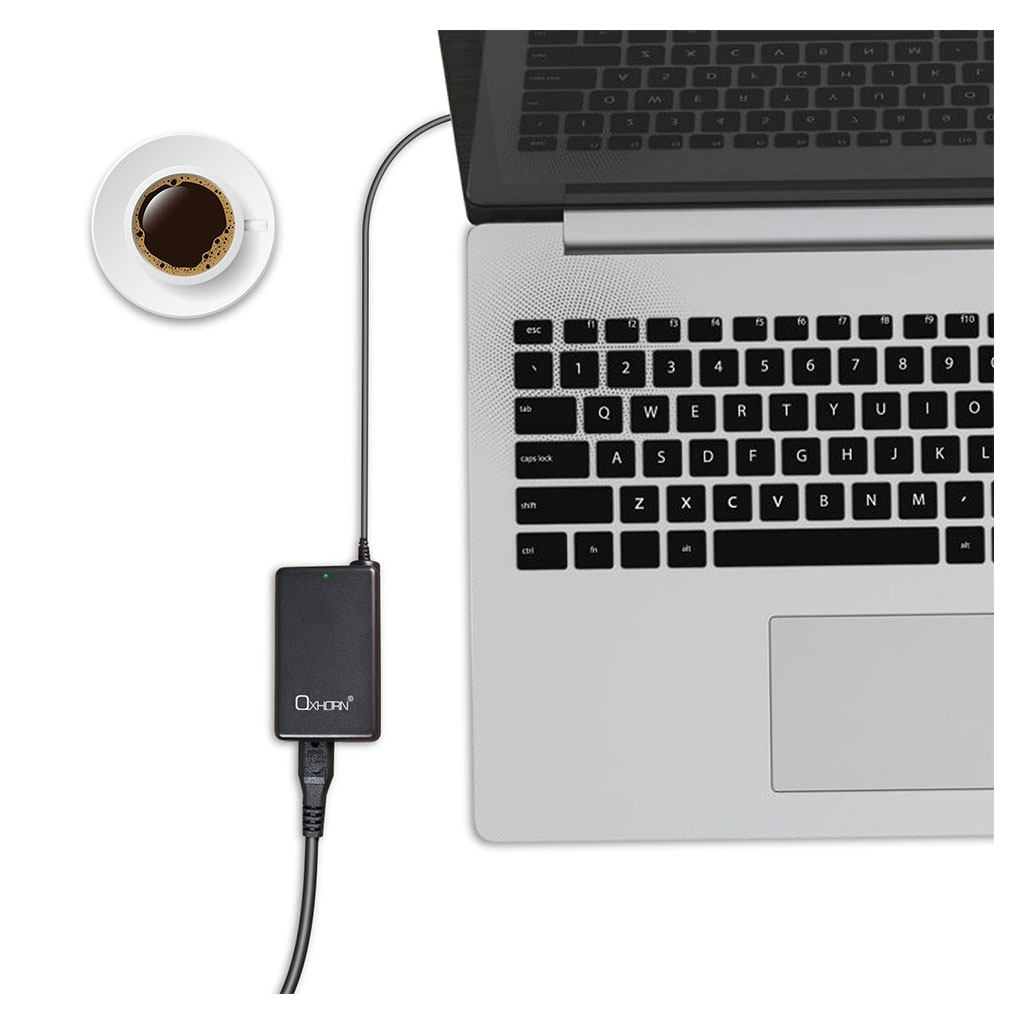 Oxhorn 65W USB-C GaN Charger - Black - ACBOXHNBPD65B | Mwave