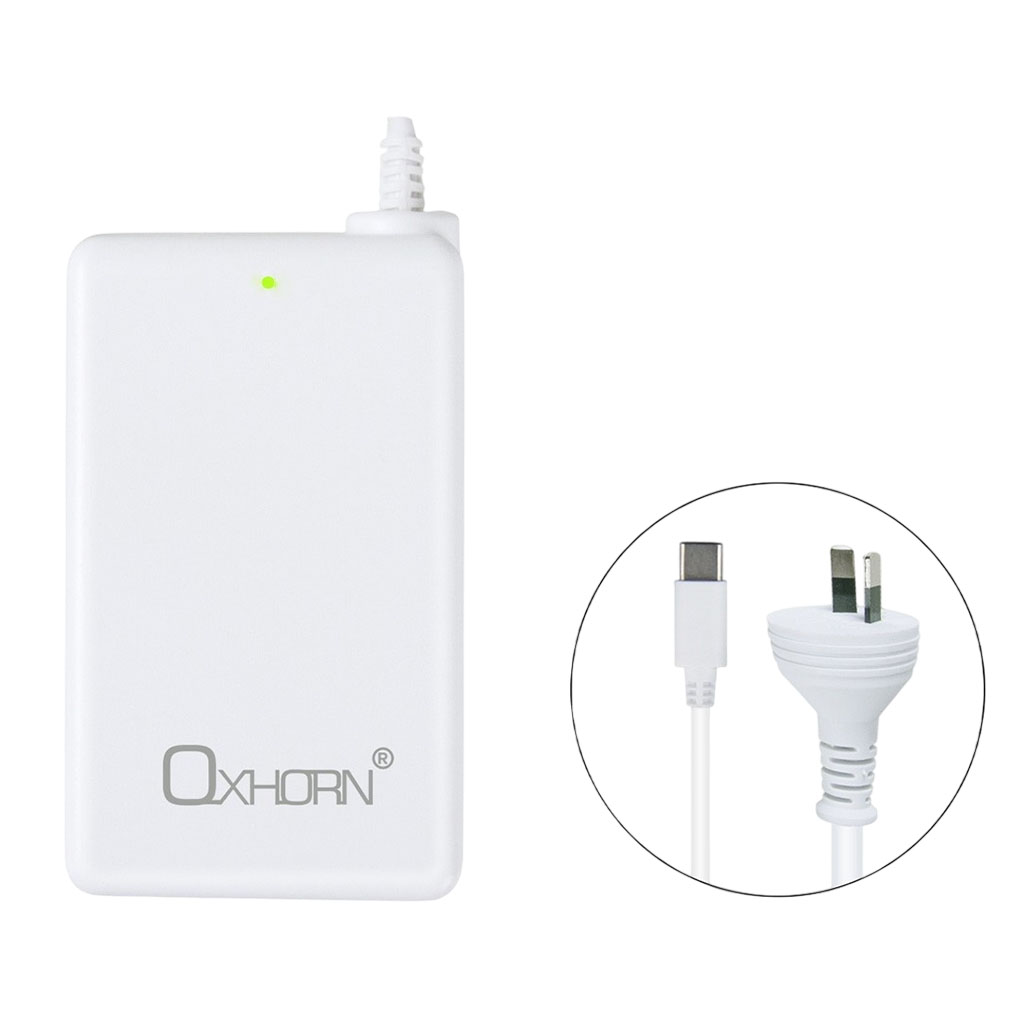 Oxhorn 65W USB-C GaN Charger - White - ACBOXHNBPD65W | Mwave