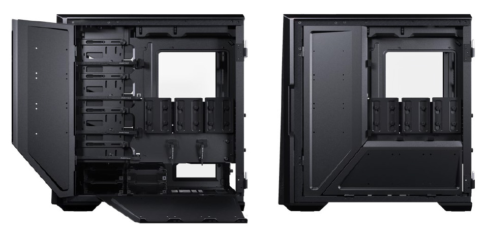 Phanteks Eclipse G500A Fanless D-RGB Tempered Glass E-ATX Case - Black ...