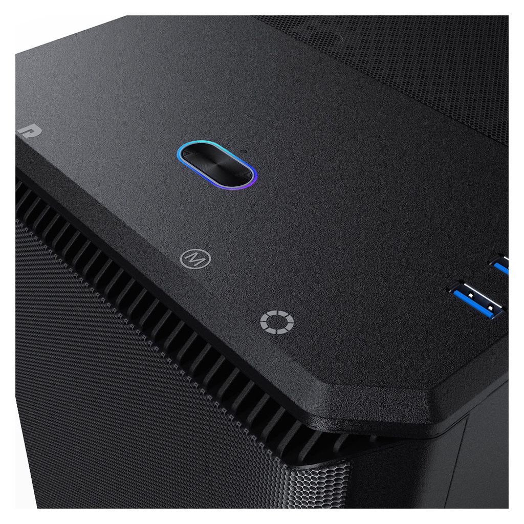 Phanteks Eclipse P400A Airflow Plus D-RGB Tempered Glass E-ATX Case ...