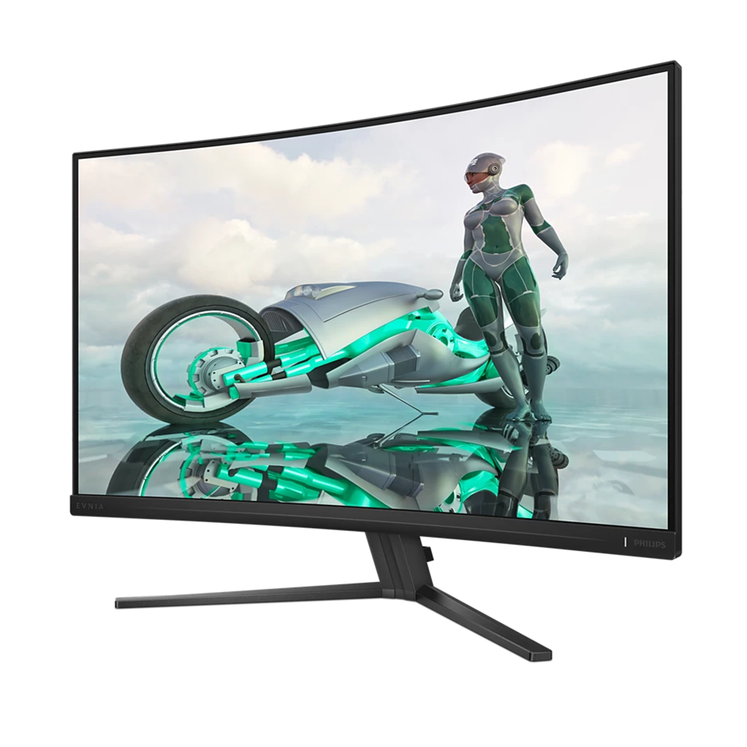 Philips Evnia 3000 31.5" 180Hz QHD 1ms HDR10 VA Curved Gaming Monitor ...